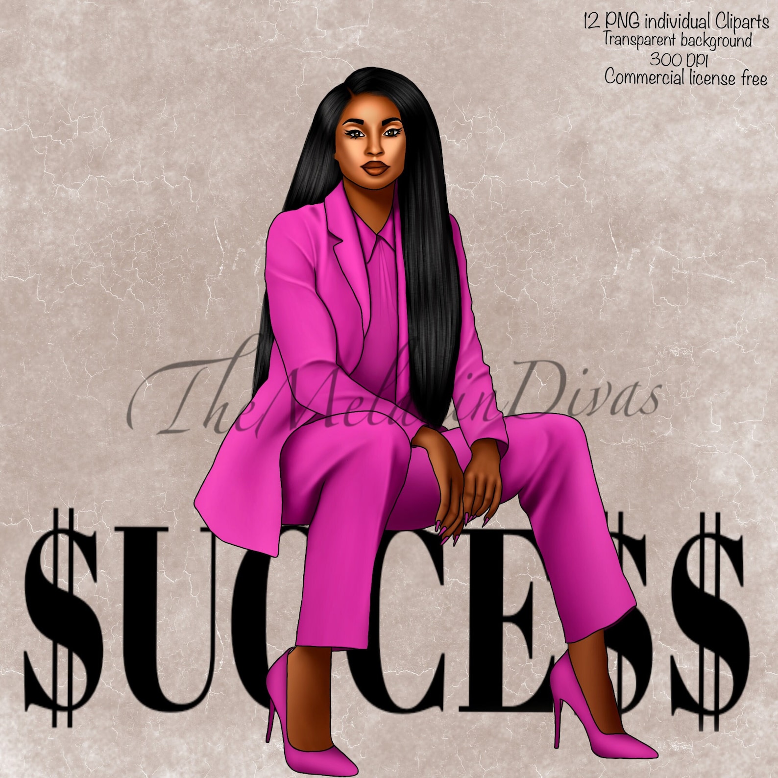 Success Girl Clipart Black Girl Success Clipart Black Girl - Etsy