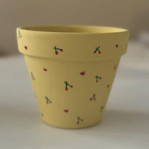 Hand Painted Clay Pots - Etsy