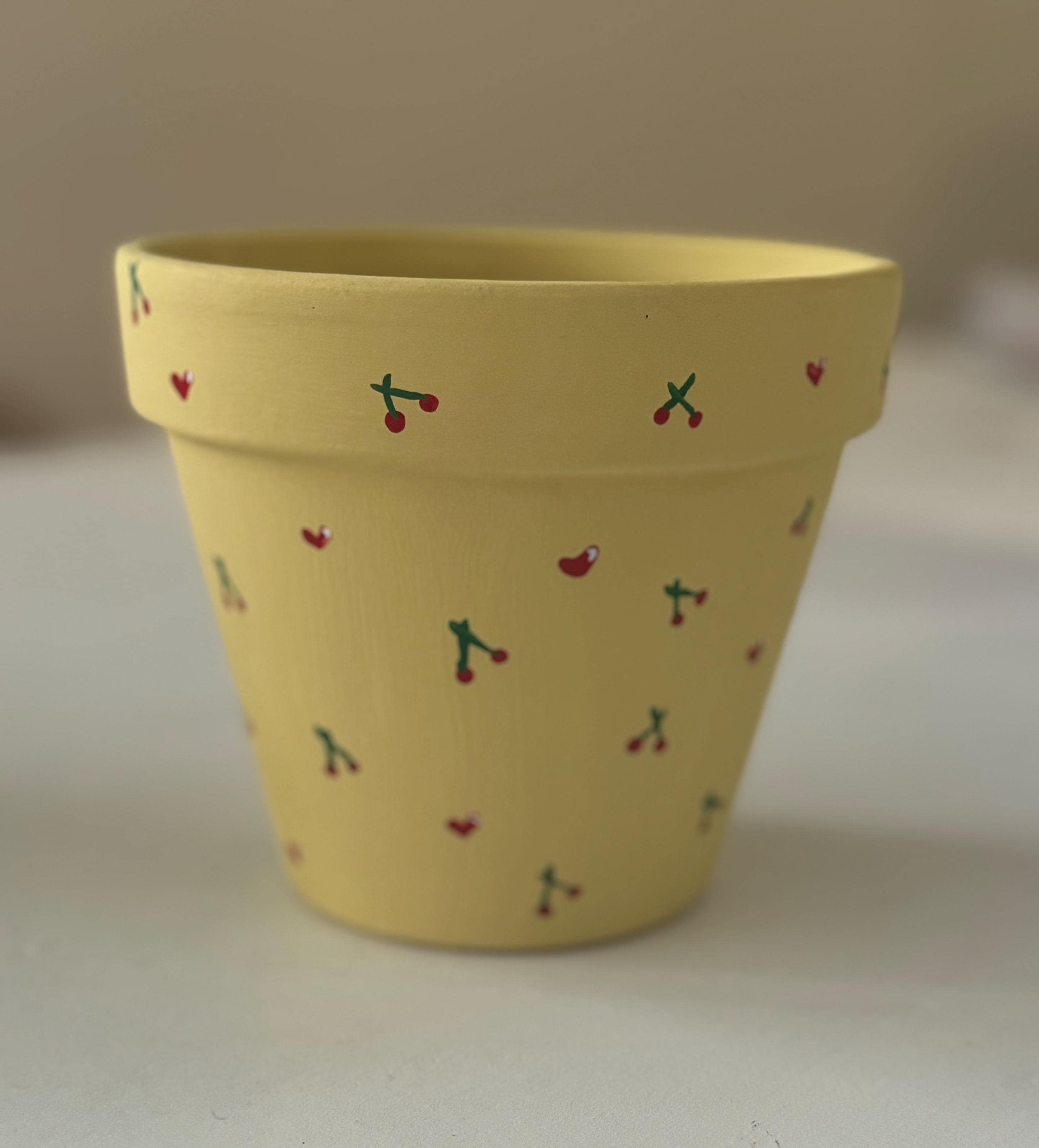 Hand Painted Clay Pots - Etsy