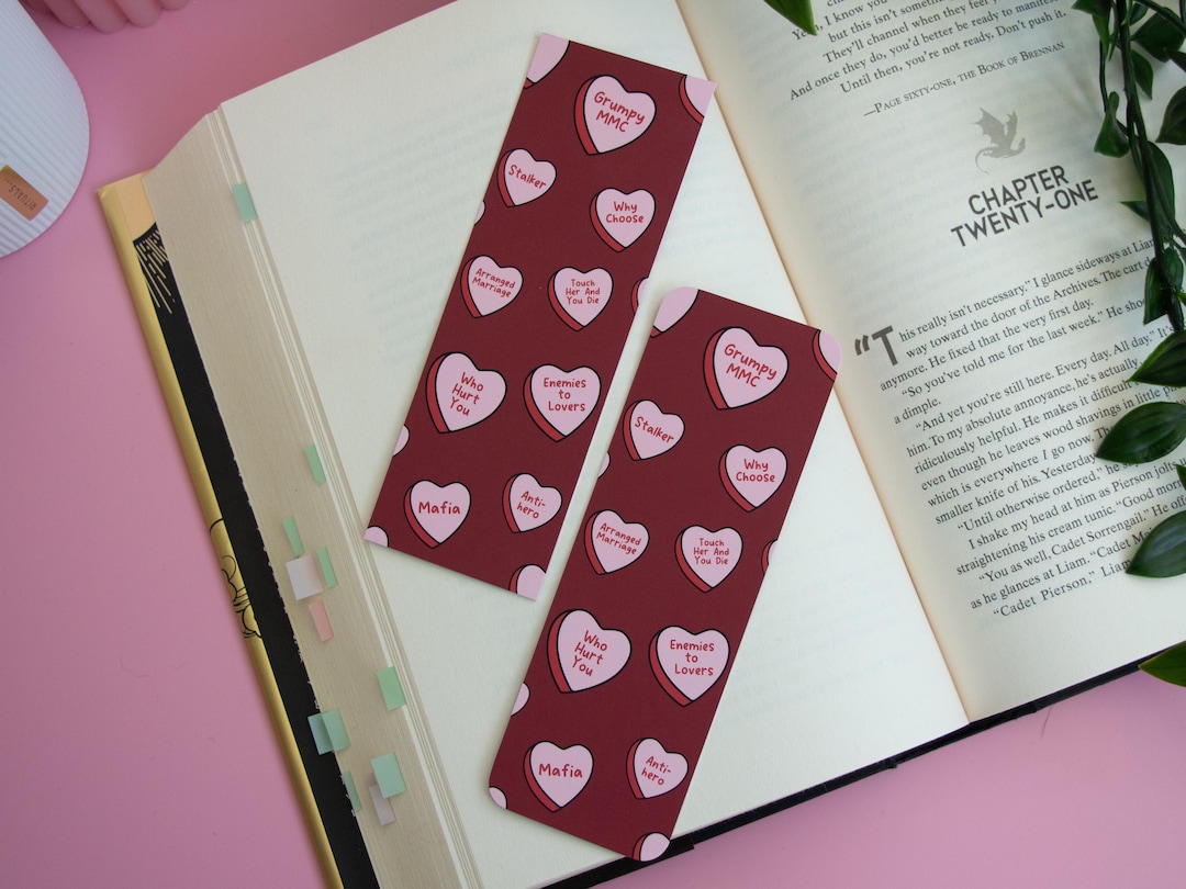 Dark Romance Tropes Bookmark, Dark Romance Lover, Bookish Gift, Book ...