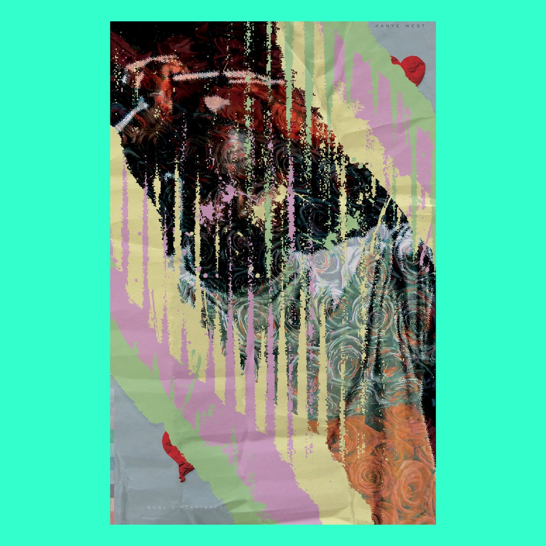 Sad Kanye: 808s and Heartbreak Poster Print File Kanye Design File for ...