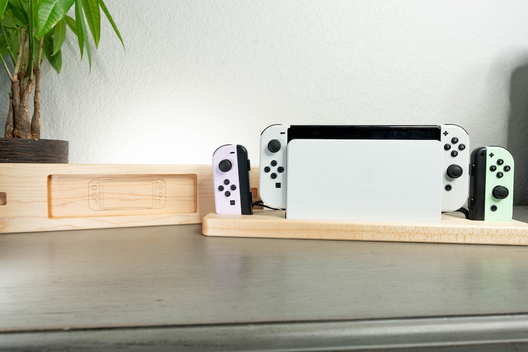 Handcrafted Compact Switch Console Stand | Custom Gaming Controller ...
