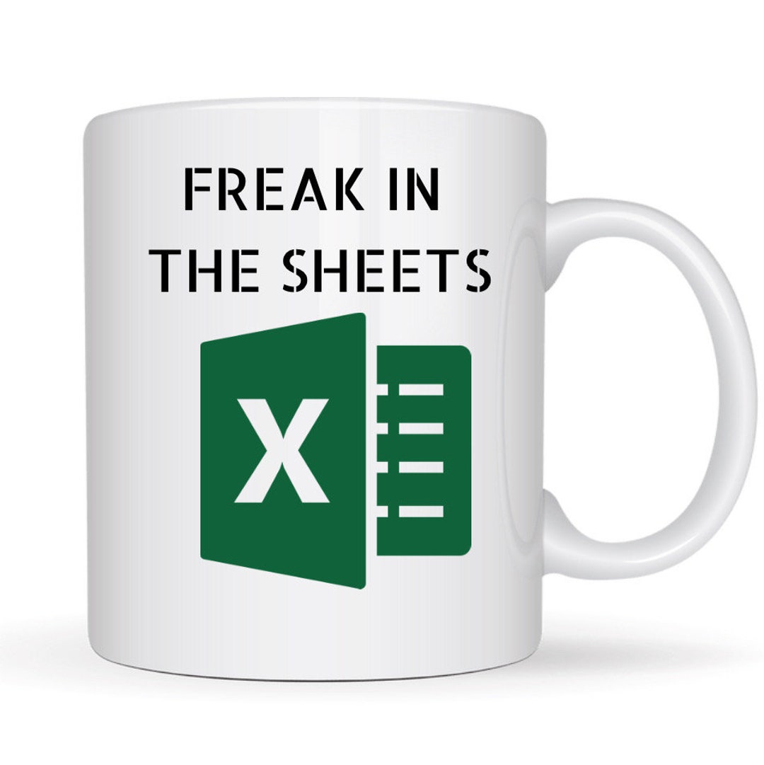 Funny Spreadsheet Coffee Mug| Excel Spreadsheet Gift for Accountant ...