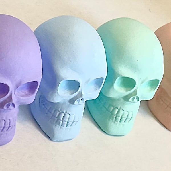 Pastel Skull - Etsy
