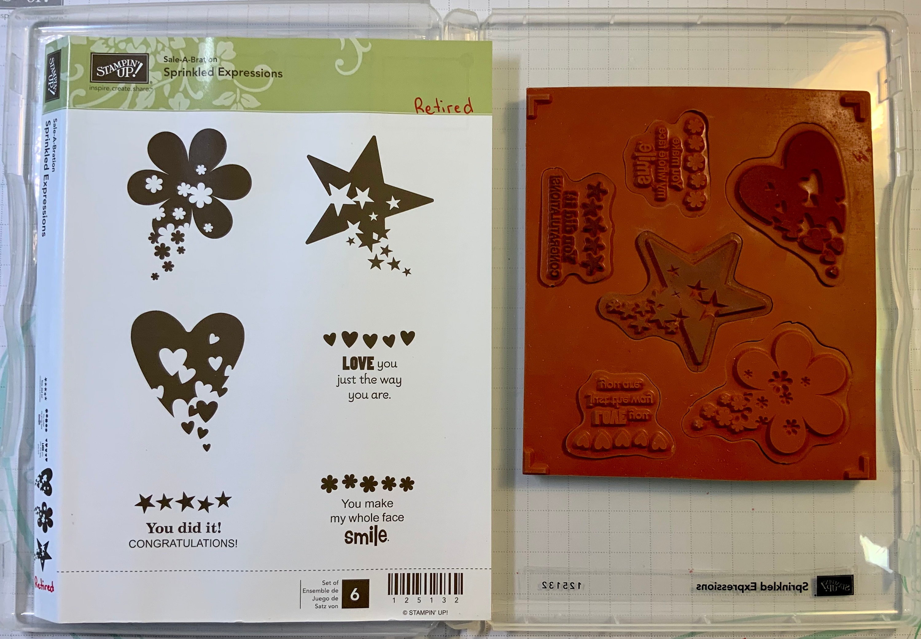 Stampin Up Stamp Setsretired Lot 2 - Etsy