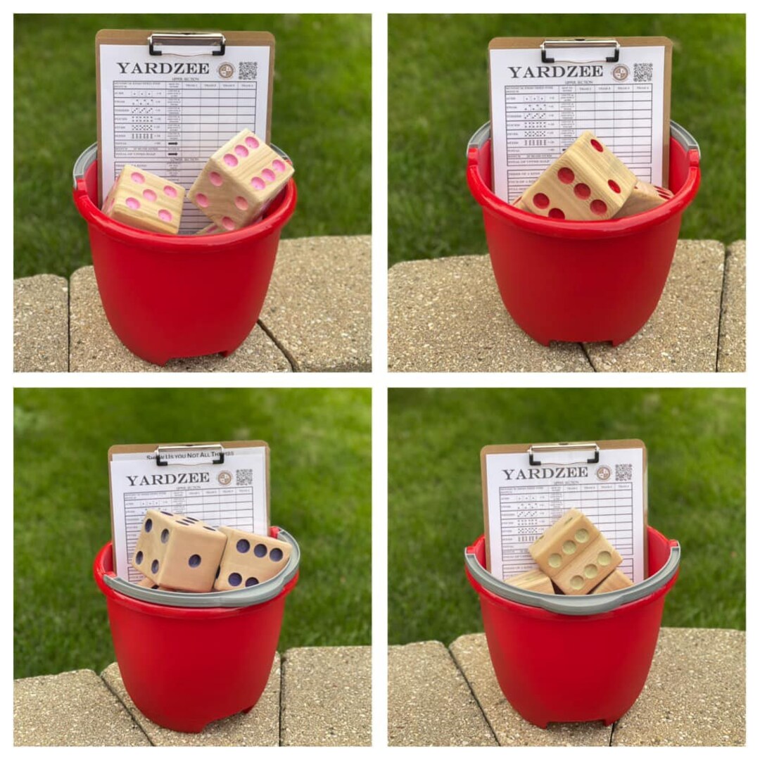 YARDZEE 4x4 Cedar Yard Game - Etsy