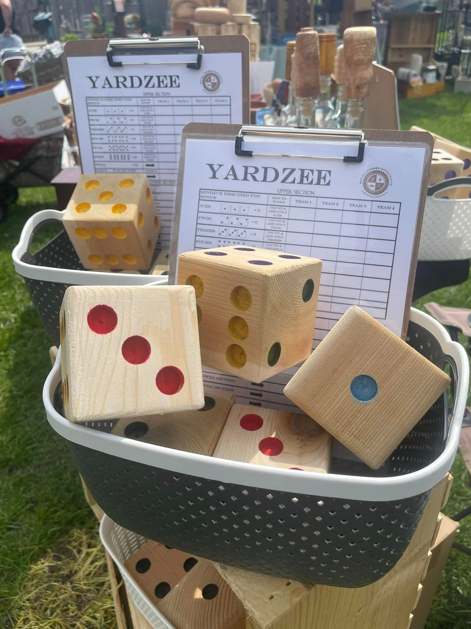 YARDZEE - "4x4" Cedar Yard Game - Etsy