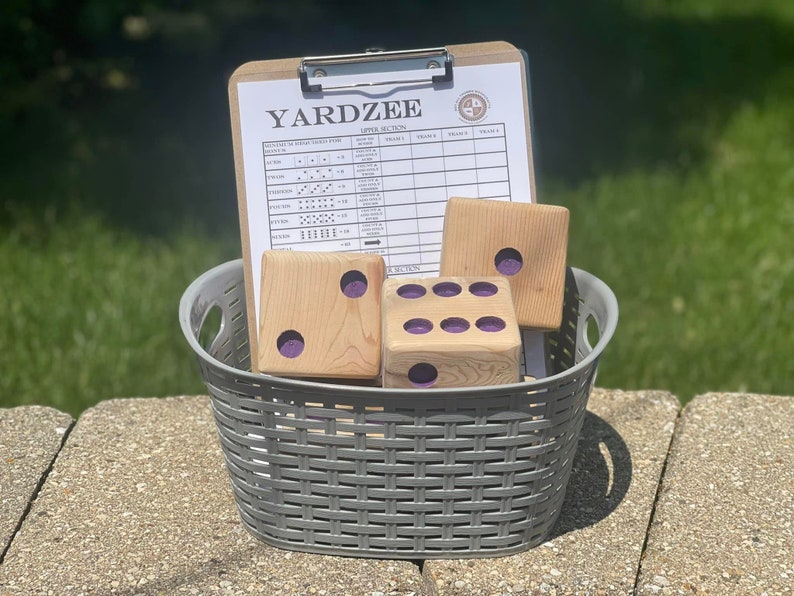 YARDZEE - "4x4" Cedar Yard Game - Etsy
