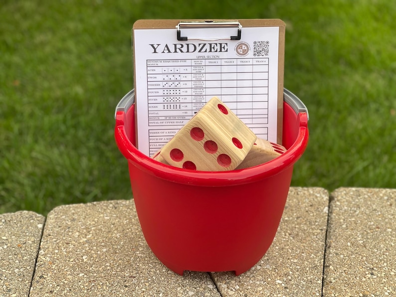 YARDZEE - "4x4" Cedar Yard Game - Etsy