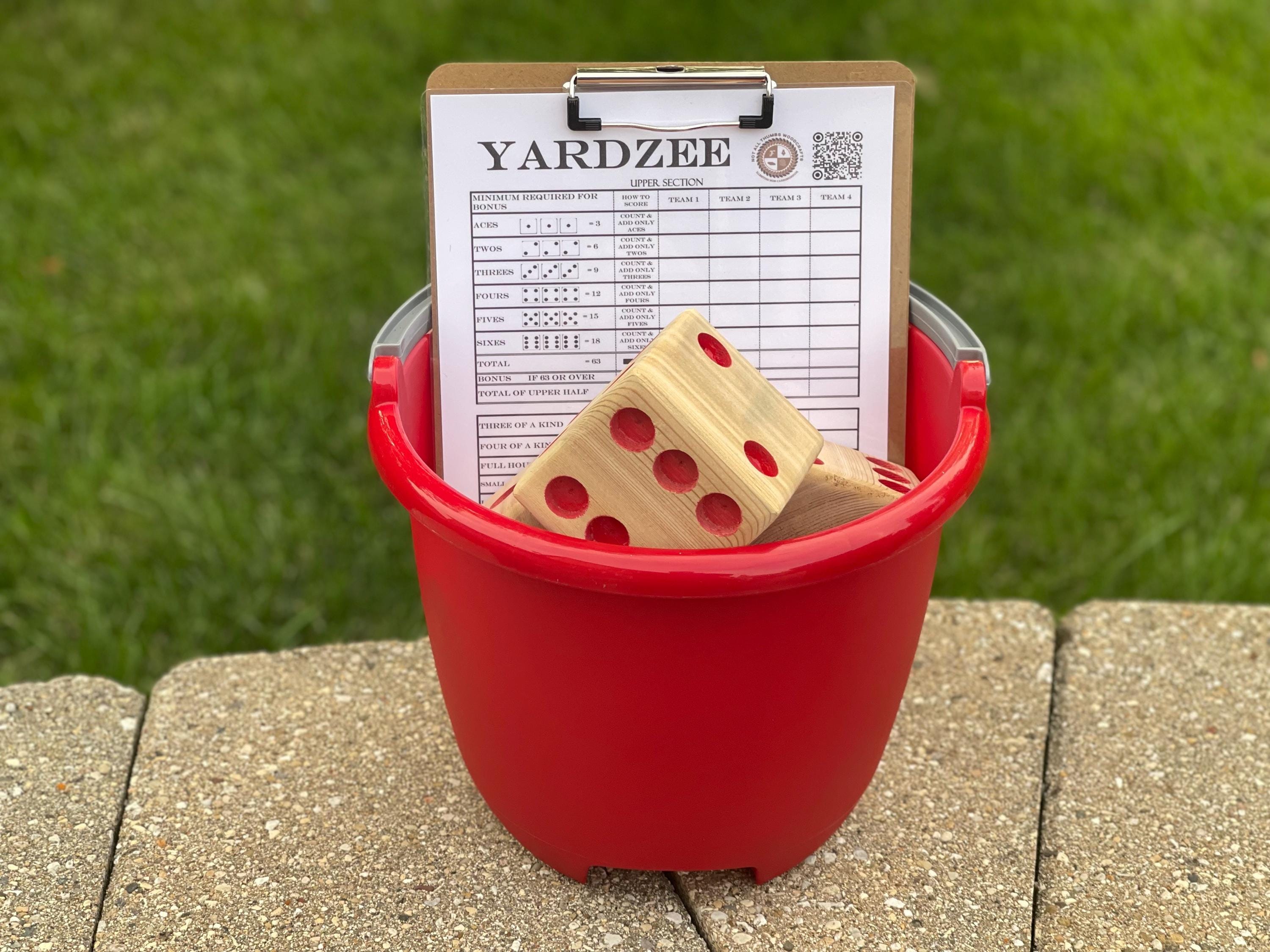 YARDZEE - "4x4" Cedar Yard Game - Etsy