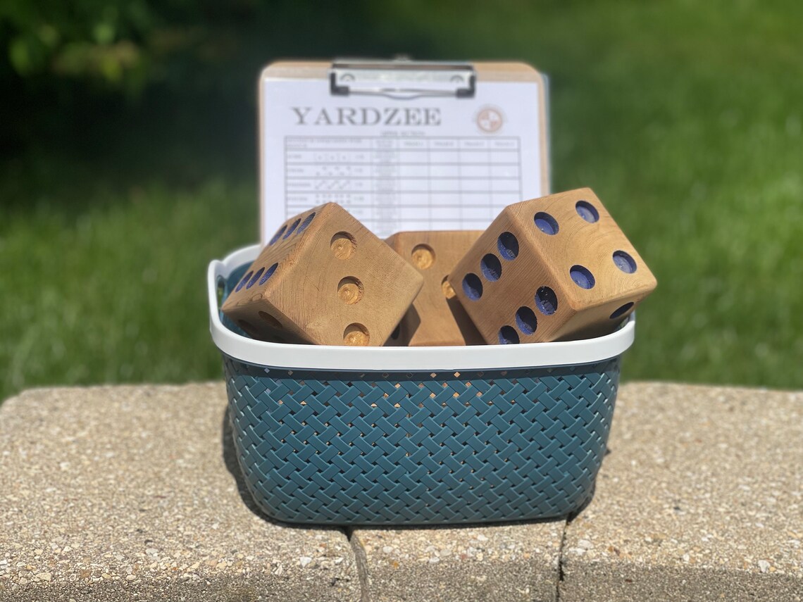YARDZEE 4x4 Cedar Yard Game - Etsy