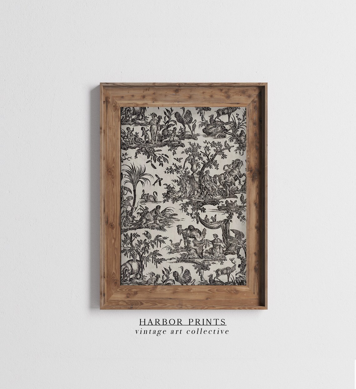 Printable Vintage Tapestry Art, Neutral Antique Pattern Farmhouse Decor ...