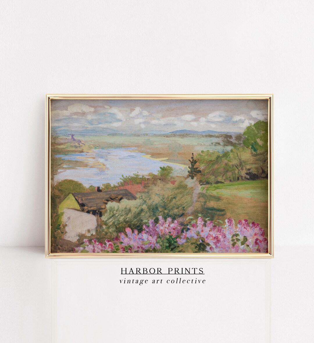 Spring Country Oil Painting Cottagcore Farmhouse Decor - Etsy