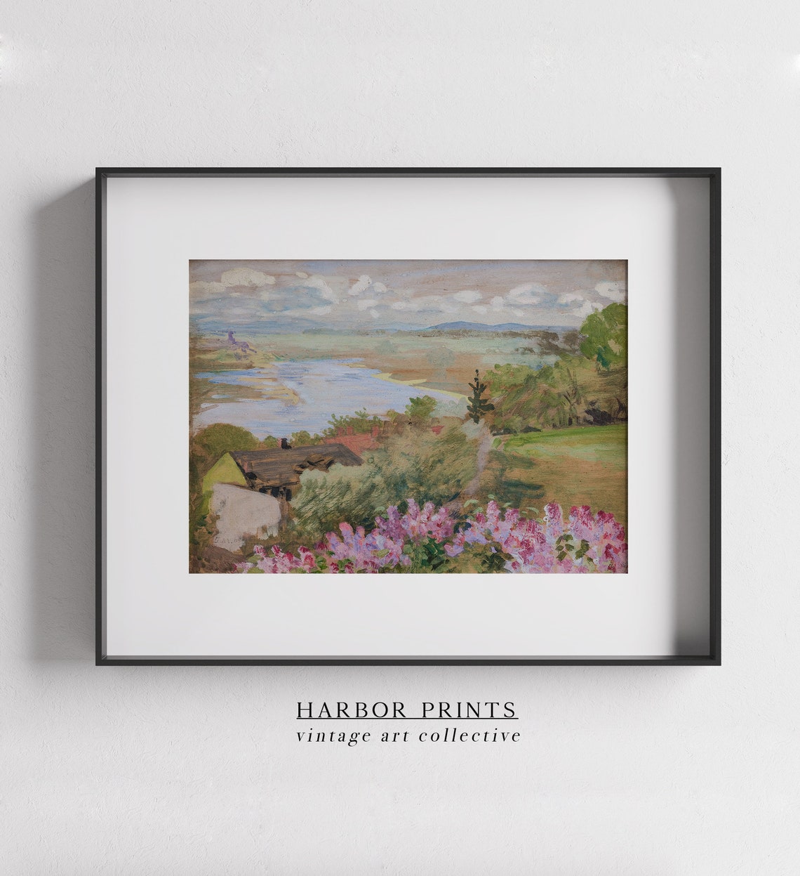 Spring Country Oil Painting, Cottagcore Farmhouse Decor, Printable ...