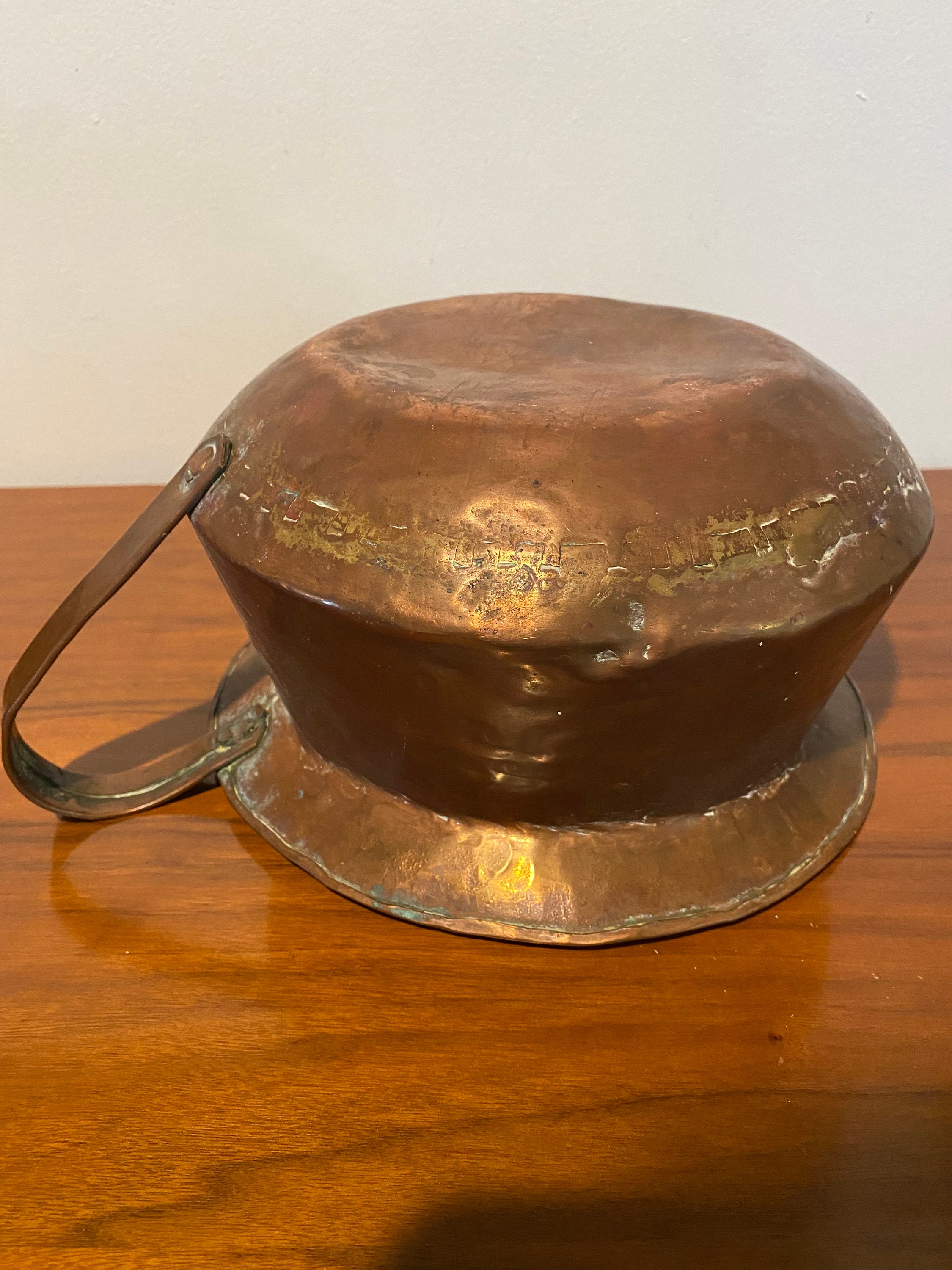 Antique Dovetailed Copper Chamber Pot Hand-wrought - Etsy