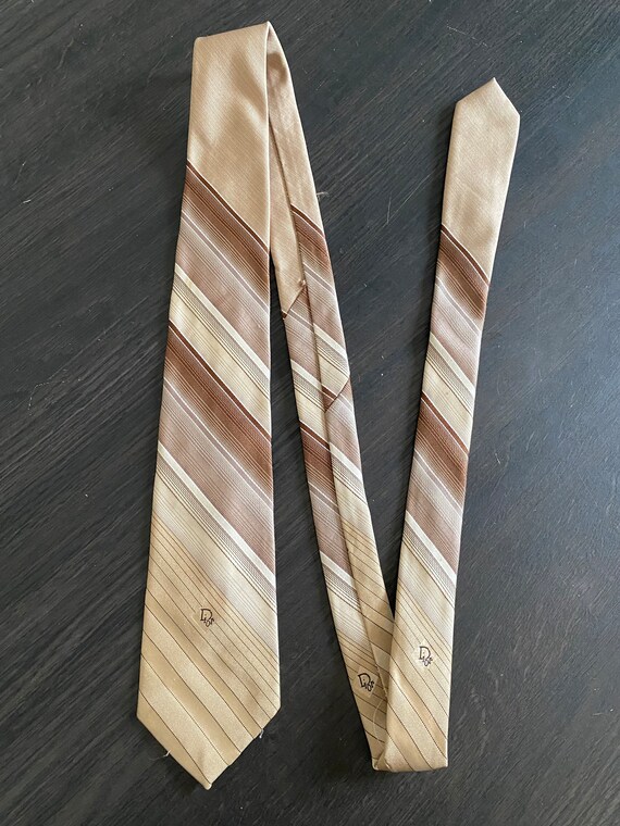 vintage dior tie 70s - Gem