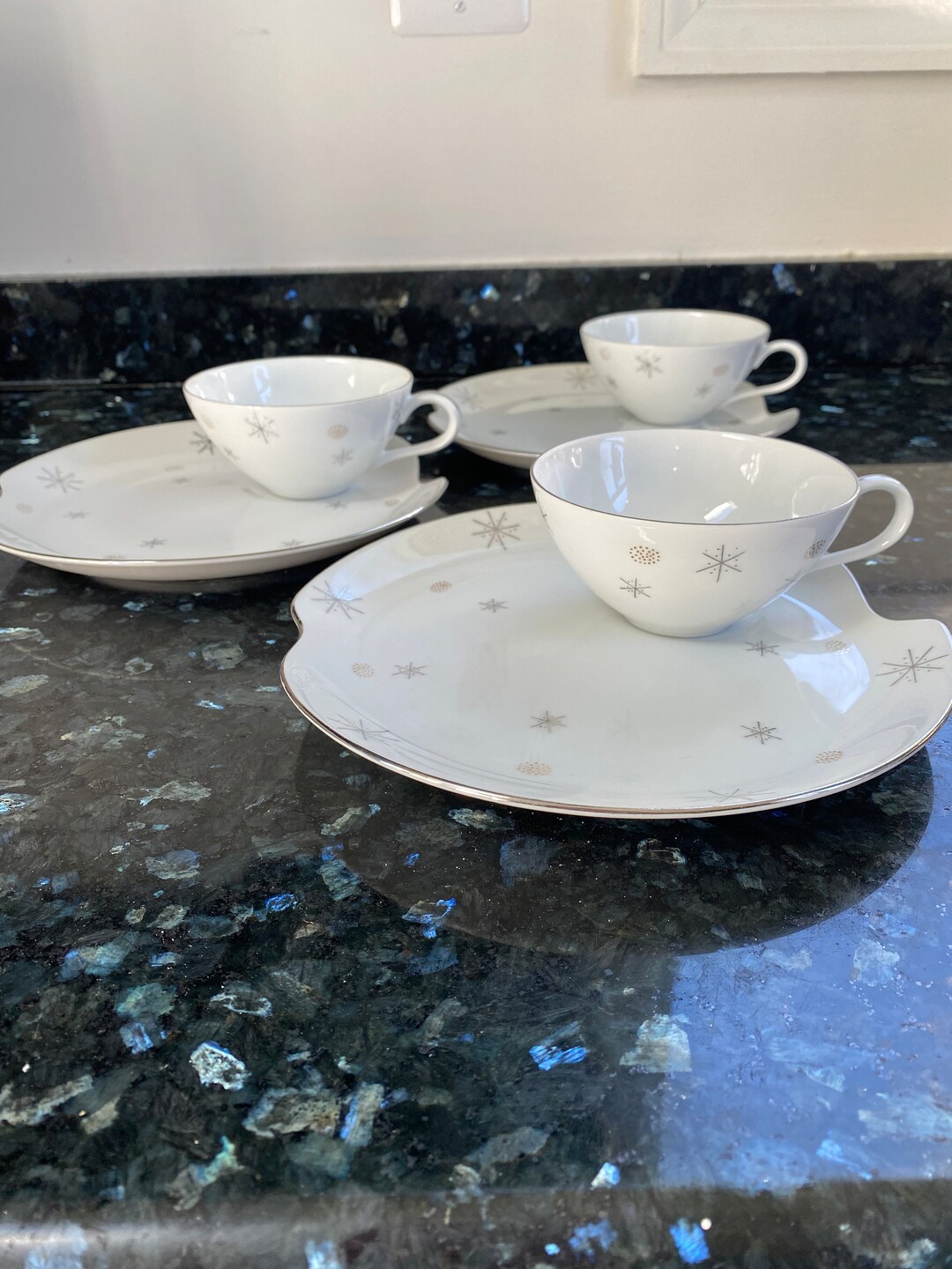 Snowflake Japan Atomic Mid Century Modern Starburst Snowflake Cup ...