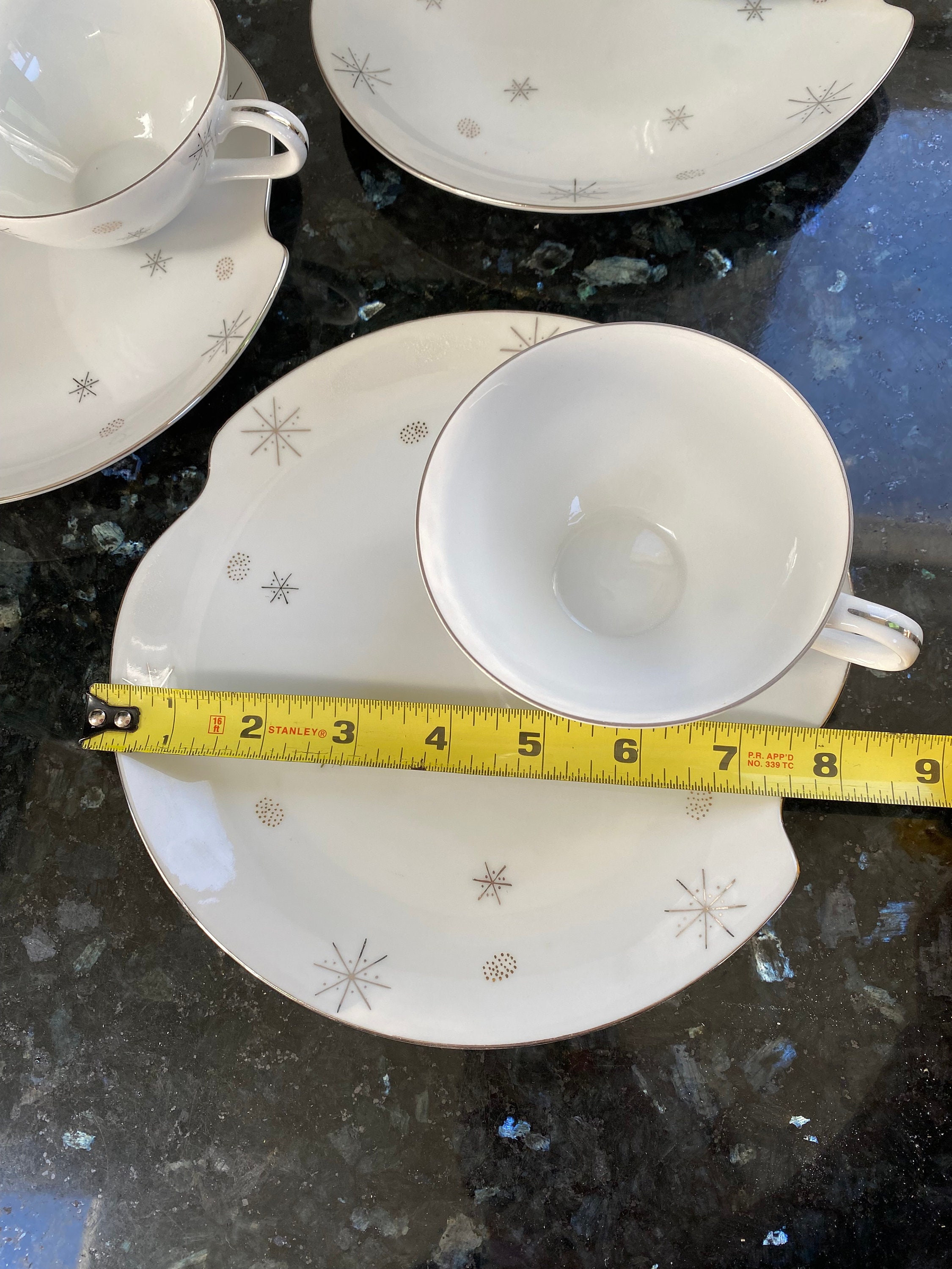 Snowflake Japan Atomic Mid Century Modern Starburst Snowflake Cup ...