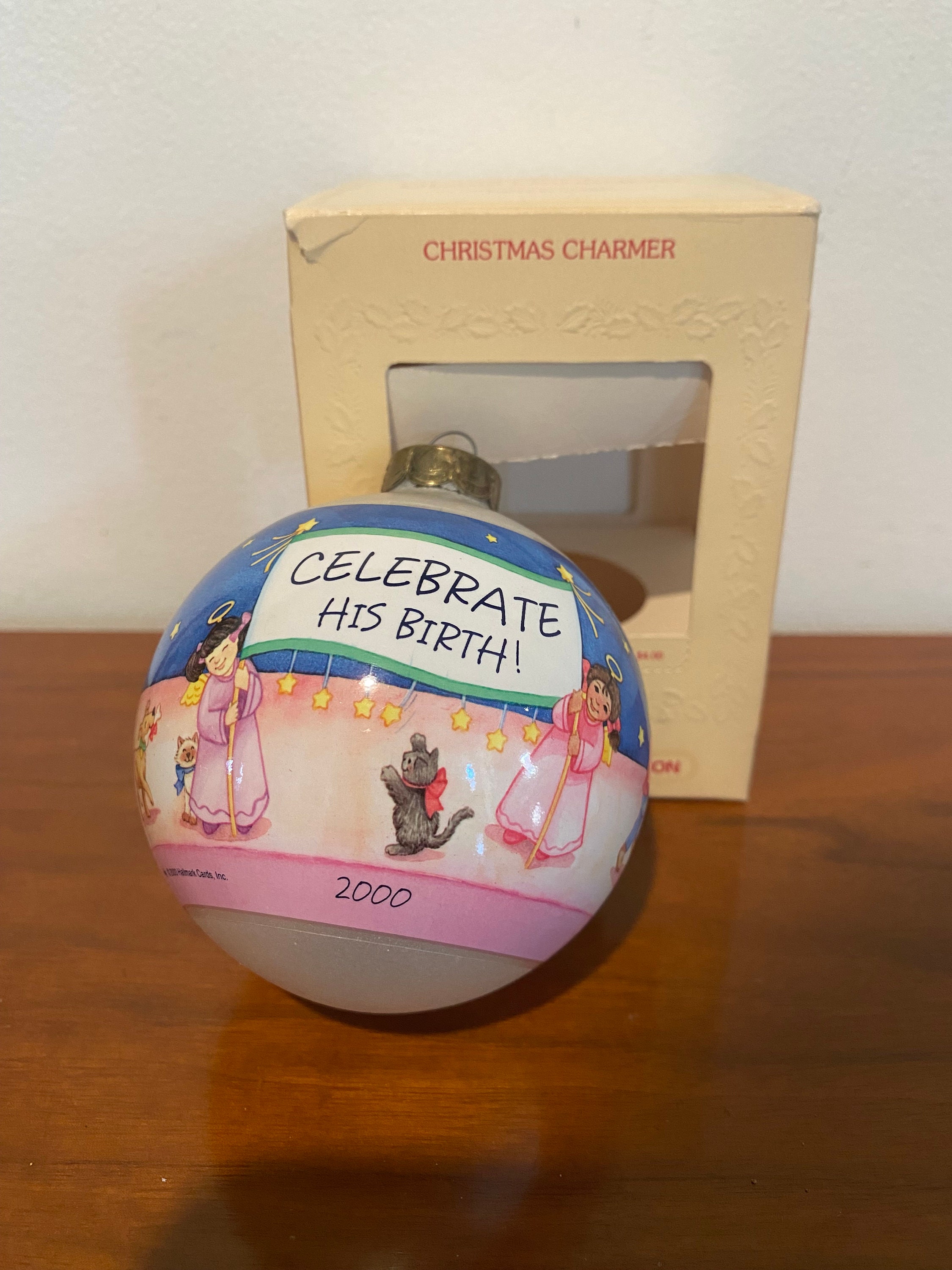 Hallmark Tree-trimmer Collection celebrate His Birth Retired Bulb ...