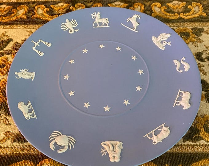 Wedgwood Jasperware Collector's Club Zodiac Plate - Etsy