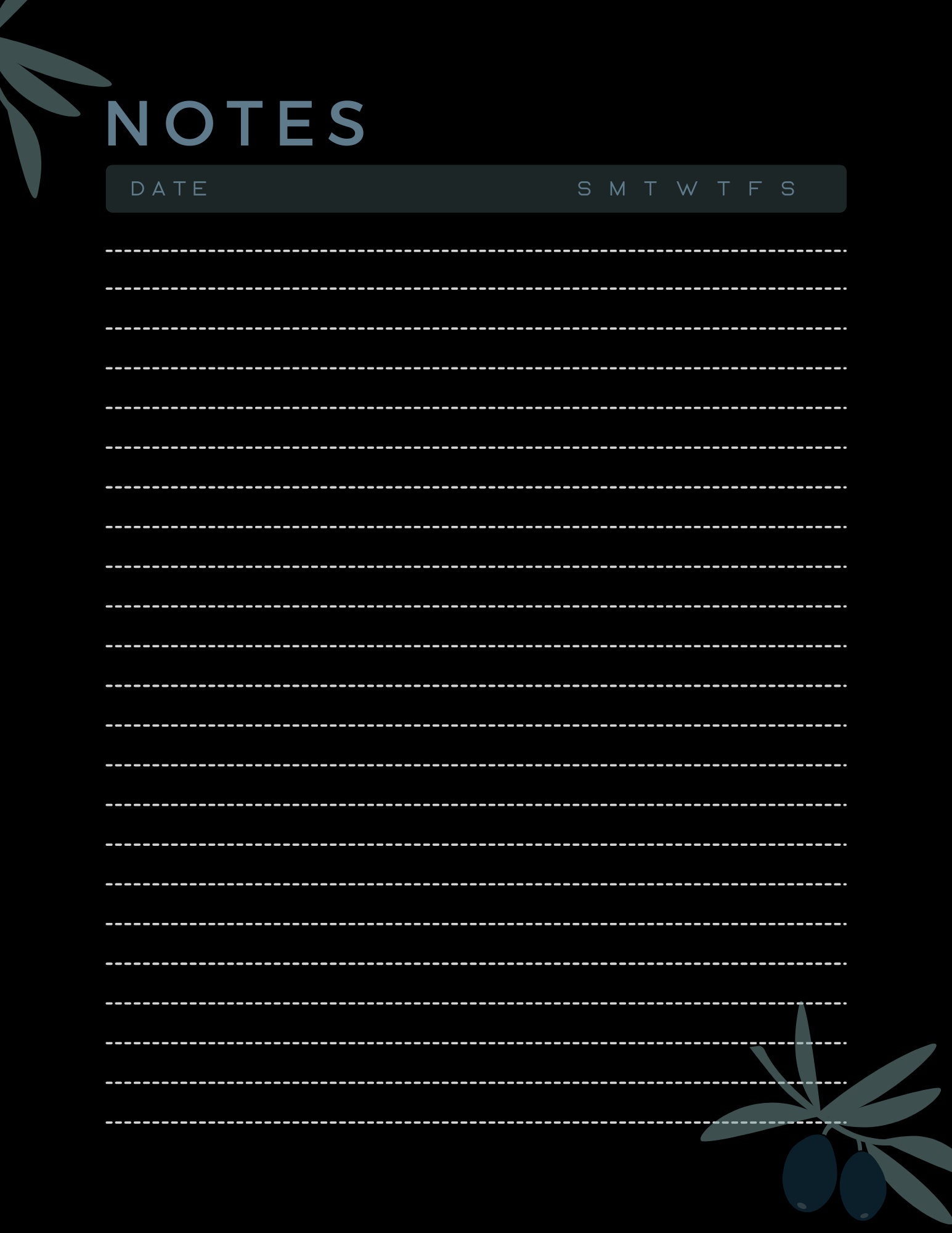 2023 Dark Mode Digital Planner, 2023 Digital Planner, Dark Mode Dated ...