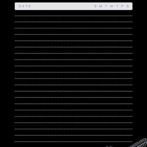 2023 Dark Mode Digital Planner, 2023 Digital Planner, Dark Mode Dated ...