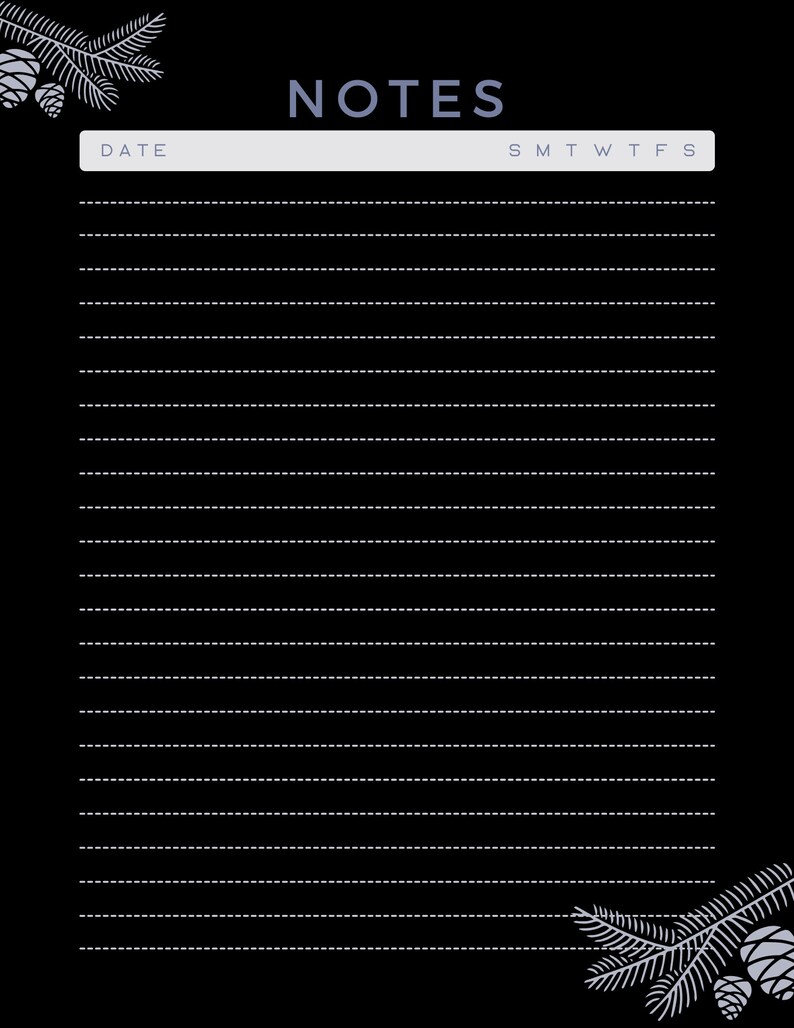 2023 Dark Mode Digital Planner, 2023 Digital Planner, Dark Mode Dated ...