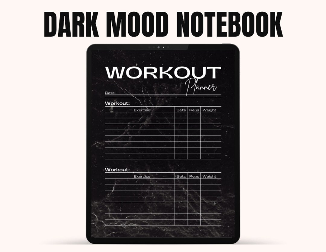 2023 Dark Mode Digital Planner, 2023 Digital Planner, Dark Mode Dated ...