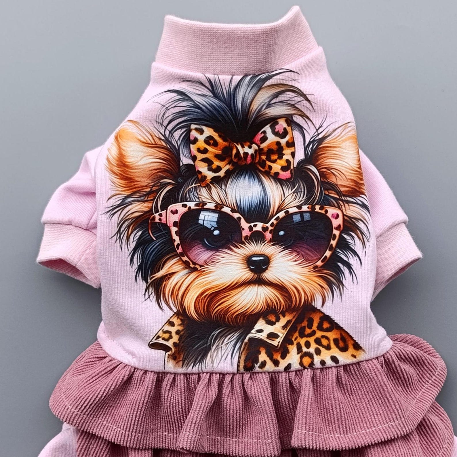 Dog Jumpsuit, Cute Yorkie Girl Outfit, Designer Small Dog Clothes ...