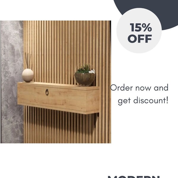 Floating Entry Table - Etsy