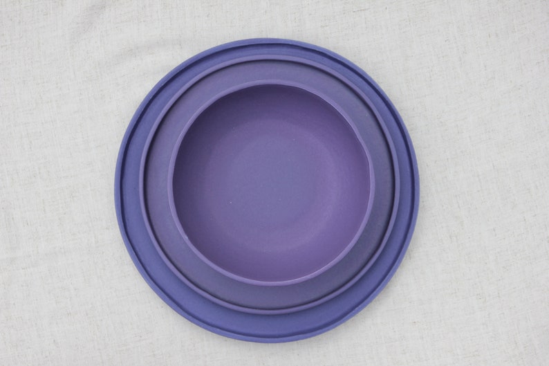 Large Dinner Plate - Lavender - Etsy