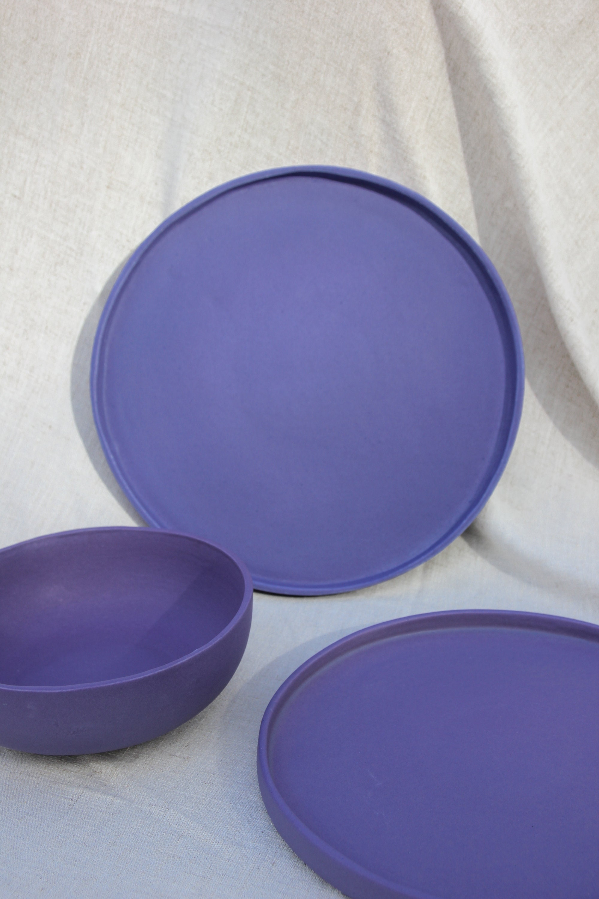 Large Dinner Plate - Lavender - Etsy