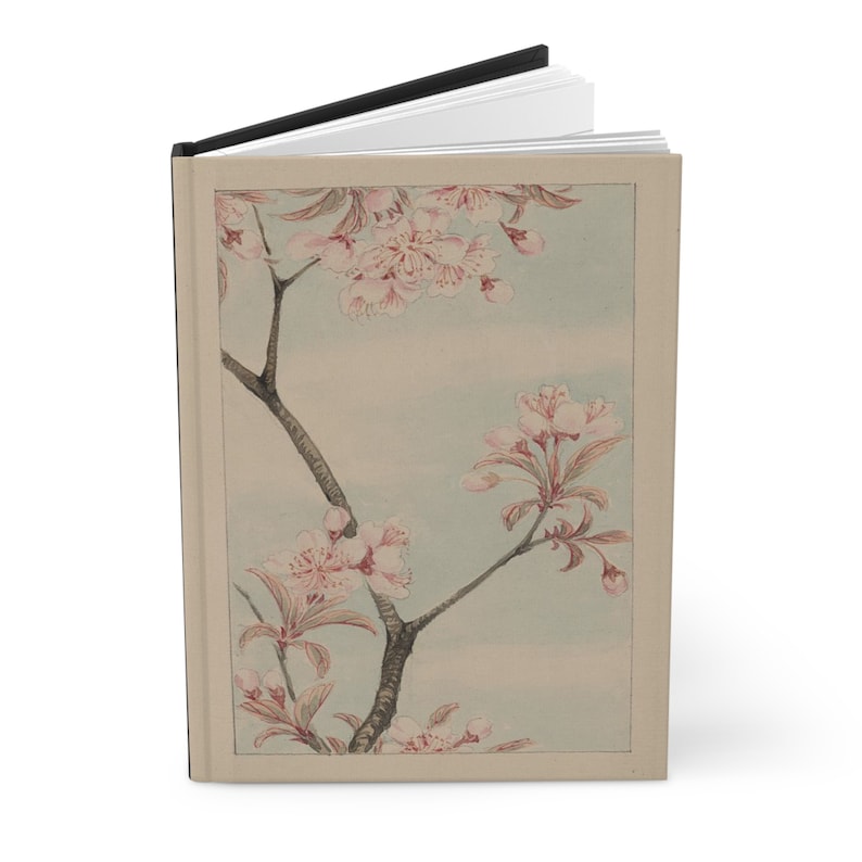 Sakura Cherry Blossom Tree Vintage Japanese Art Print Journal, Trendy ...