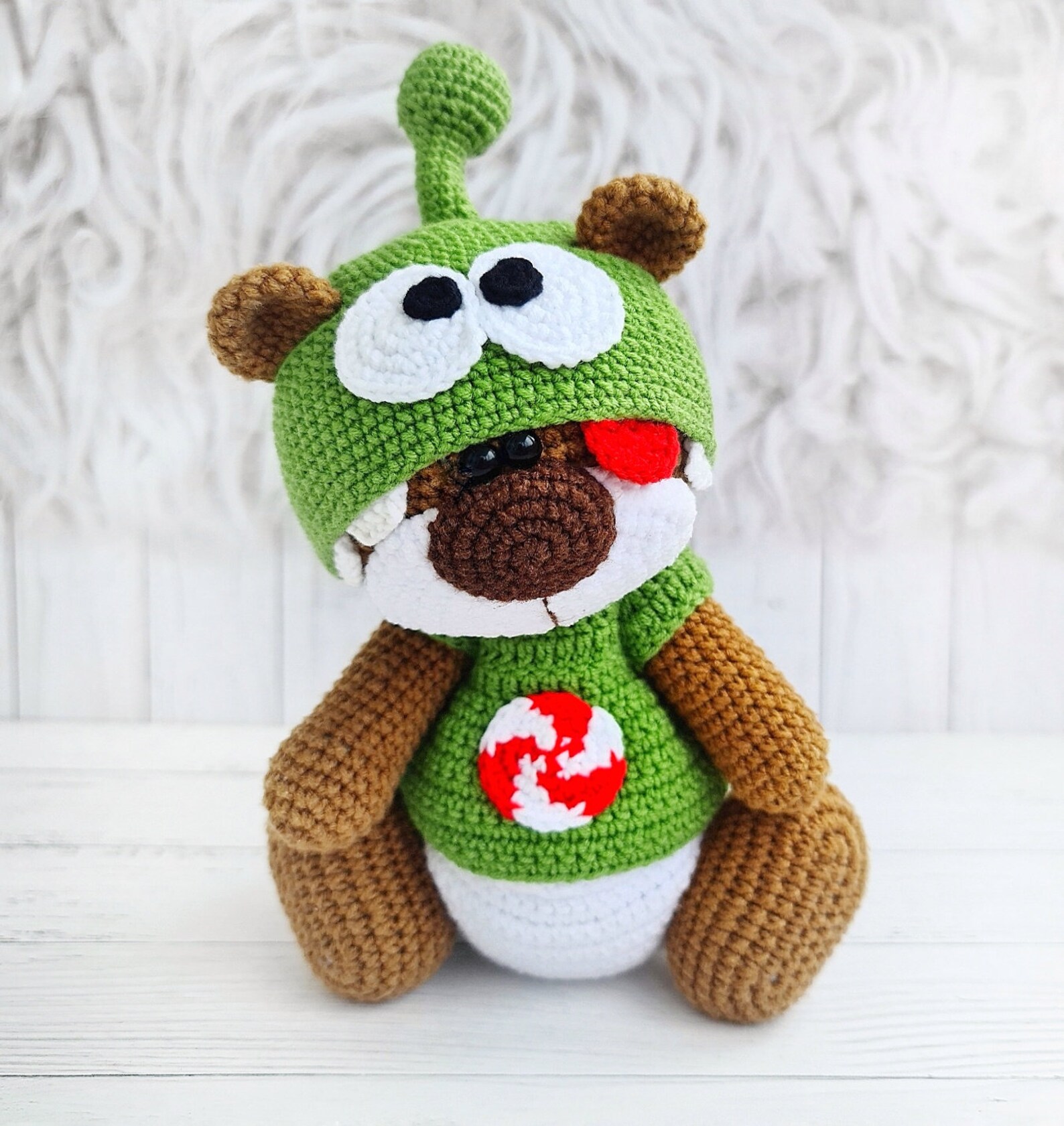 Crochet Pattern Green Frog Rope Clothes for 18cm Toy / - Etsy