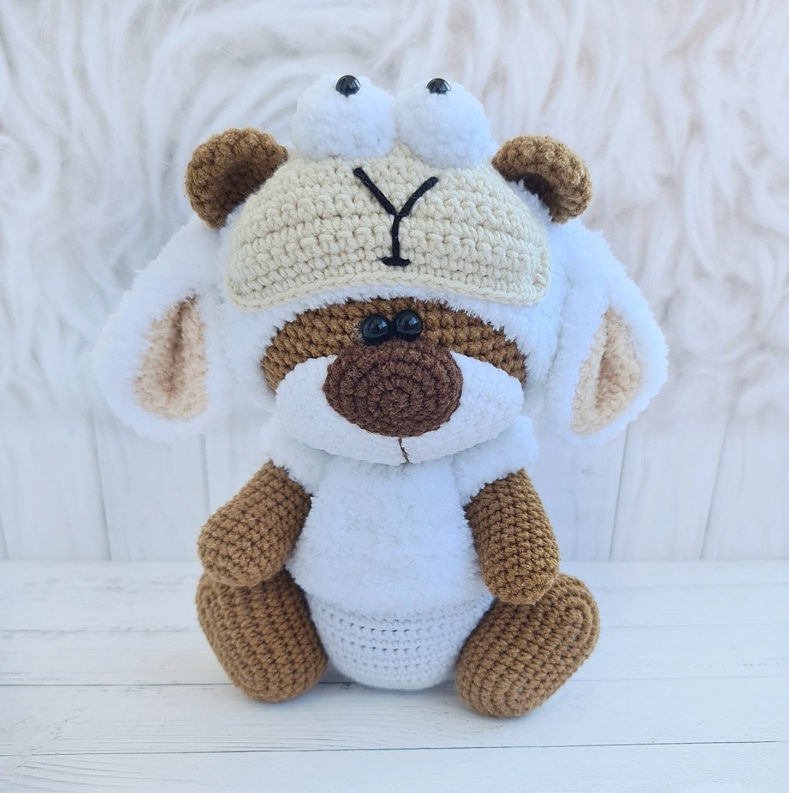 Crochet Pattern Lamb Clothes for 18cm Toy / AMIGURUMI PDF - Etsy UK