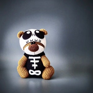 Crochet Pattern Skeleton Halloween Clothes for 18cm Toy / AMIGURUMI PDF ...