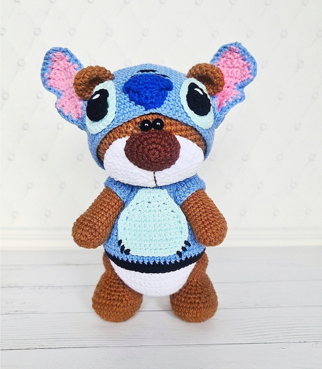 Crochet Pattern Blue Alien Clothes for 18cm Toy / AMIGURUMI PDF ...