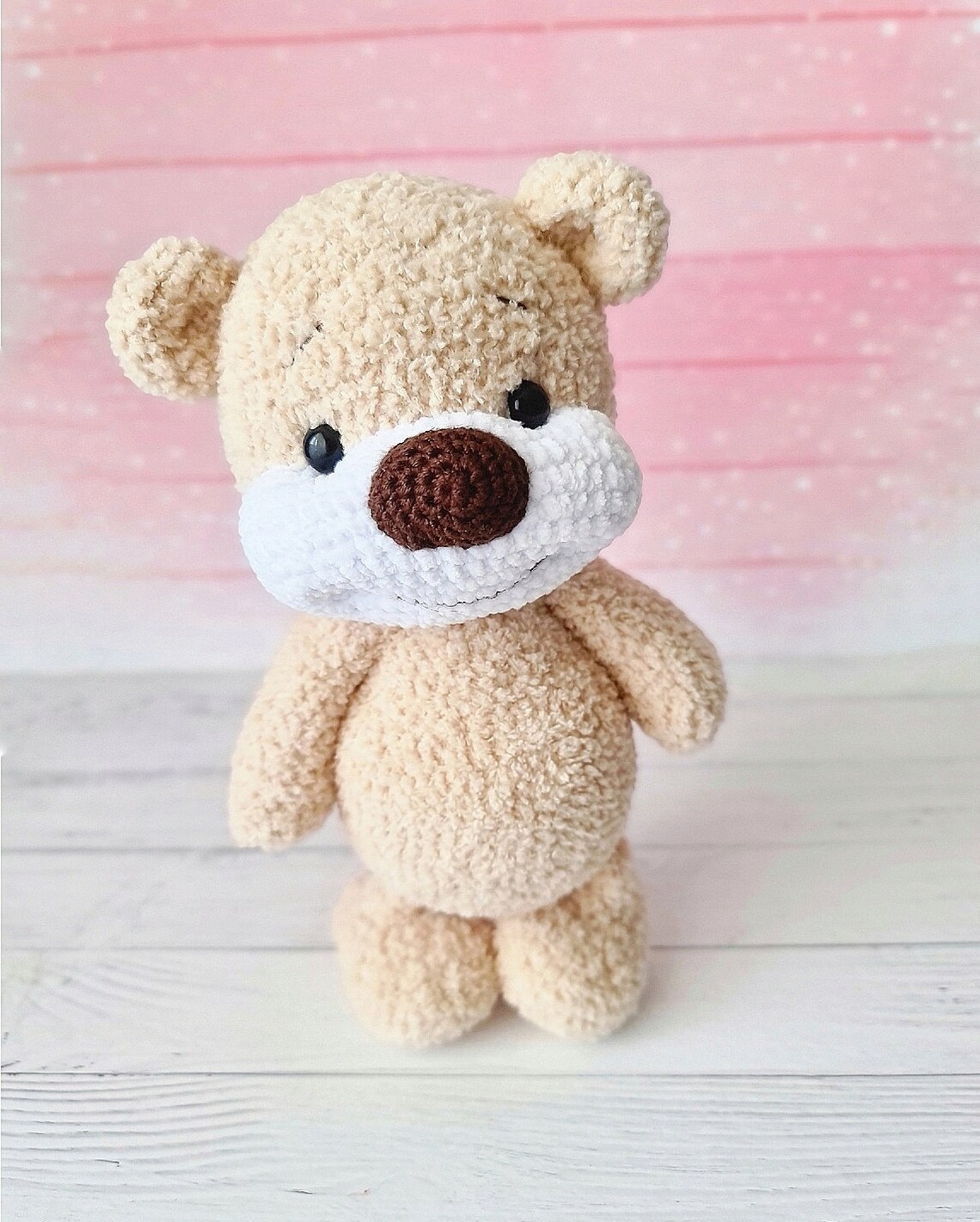 Crochet Pattern Bear Toy 22 Cm / AMIGURUMI / PDF Tutorial - Etsy