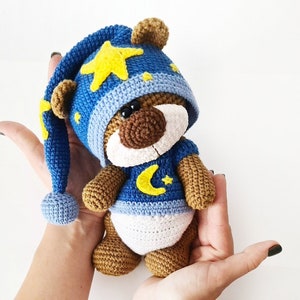Crochet Pattern Pyjamas Sleepwear Clothes for 18cm Toy / AMIGURUMI PDF ...