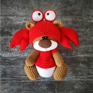 Crochet Pattern Lobster / Crab Clothes for 18cm Toy / AMIGURUMI PDF ...