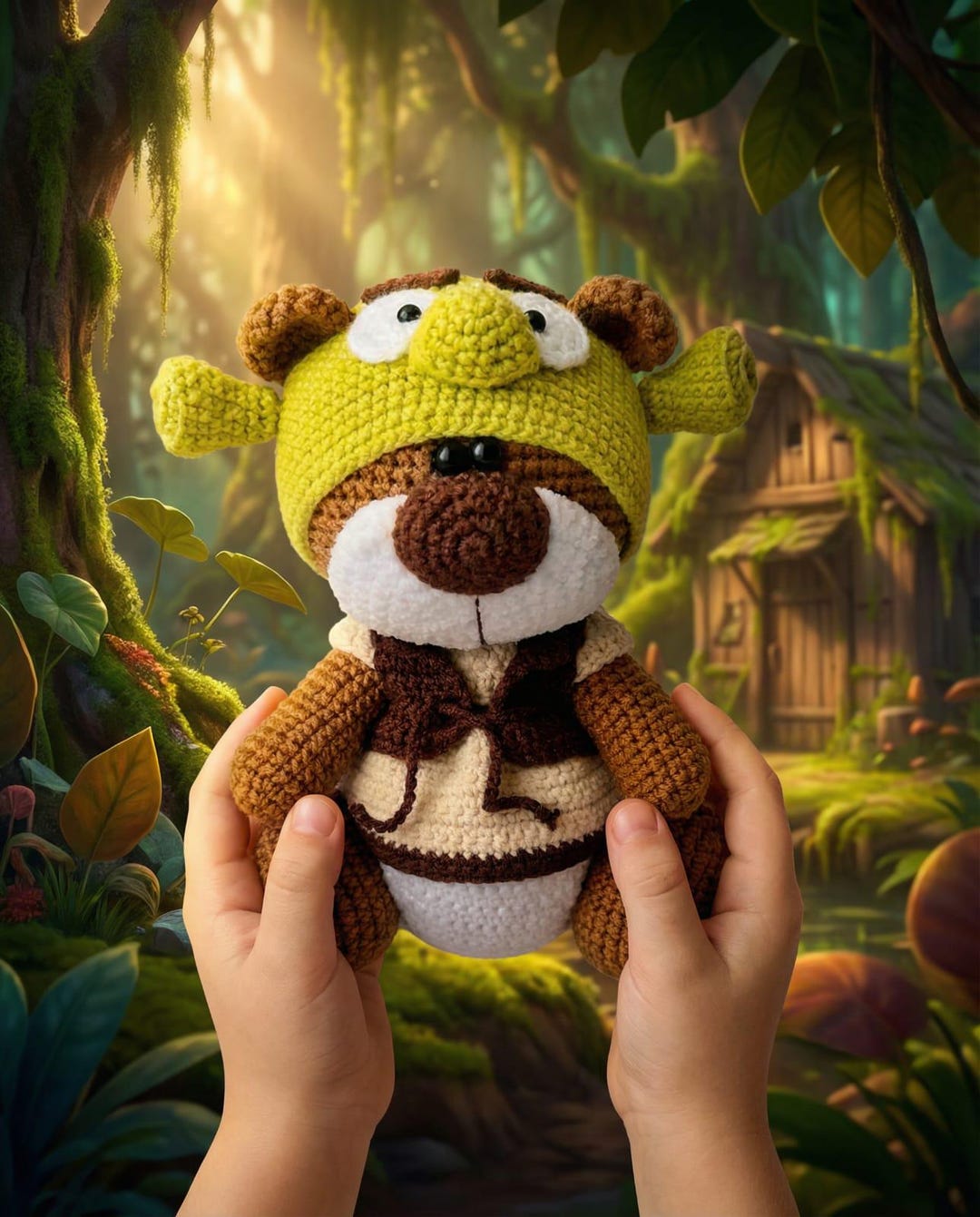 Crochet Pattern Ogre Clothes for 18cm Toy / AMIGURUMI PDF Tutorial ...