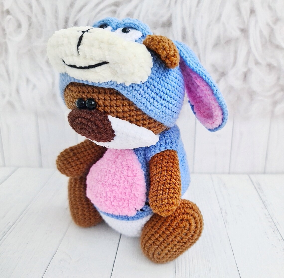 Crochet Pattern Eeyore Clothes for 18cm Toy / AMIGURUMI PDF Tutorial - Etsy