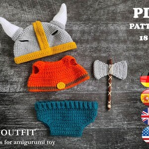 Crochet Pattern Viking Clothes for 18cm Toy / AMIGURUMI PDF Tutorial - Etsy