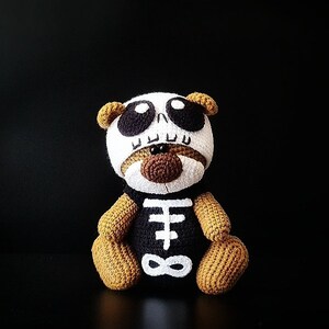Crochet Pattern Skeleton Halloween Clothes for 18cm Toy / AMIGURUMI PDF ...