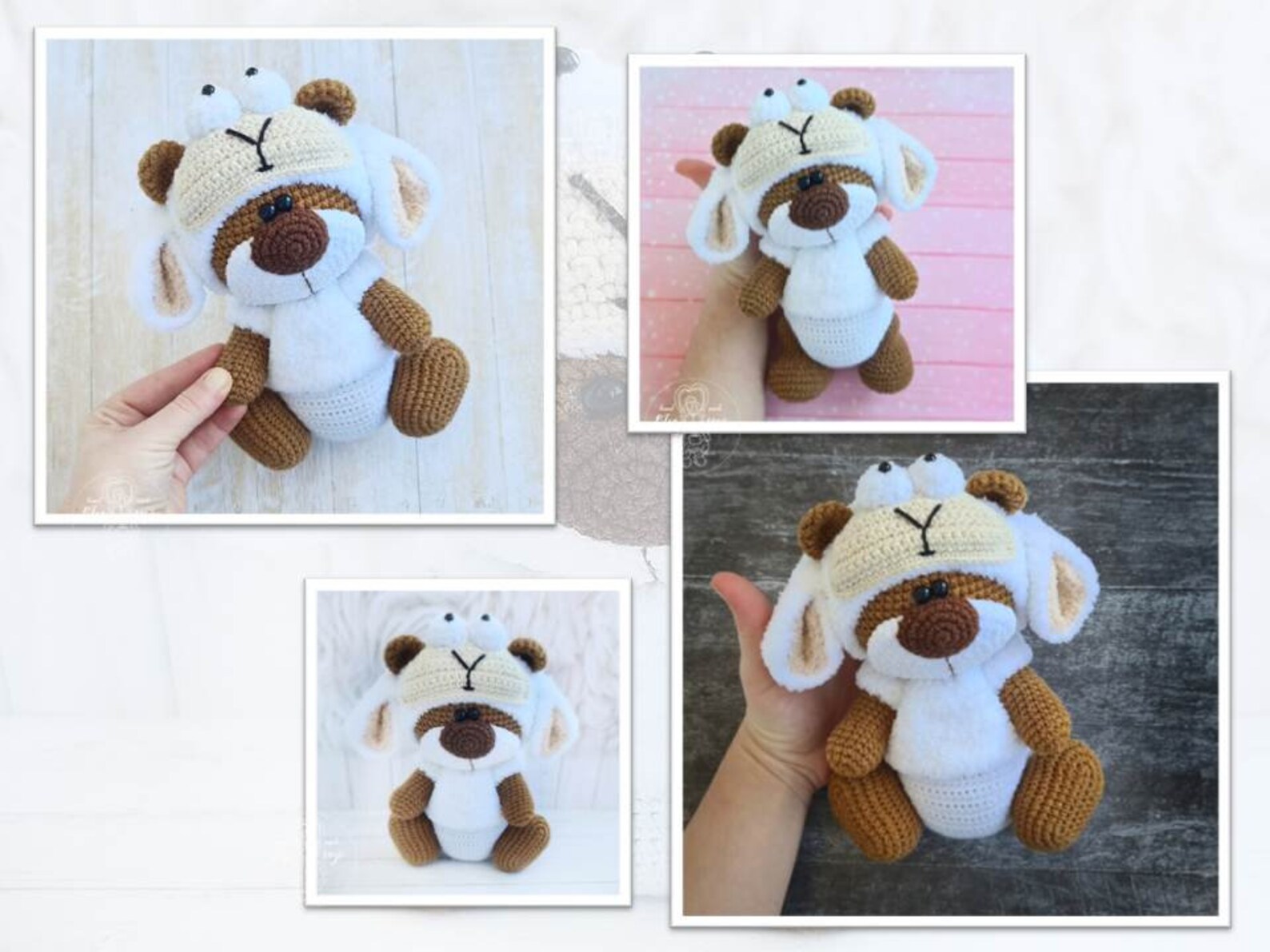 Crochet Pattern Lamb Clothes for 18cm Toy / AMIGURUMI PDF - Etsy UK