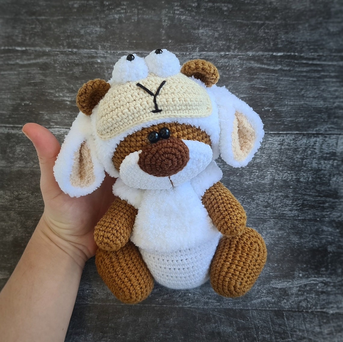 Crochet Pattern Lamb Clothes for 18cm Toy / AMIGURUMI PDF - Etsy UK
