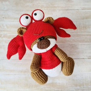 Crochet Pattern Lobster / Crab Clothes for 18cm Toy / - Etsy UK