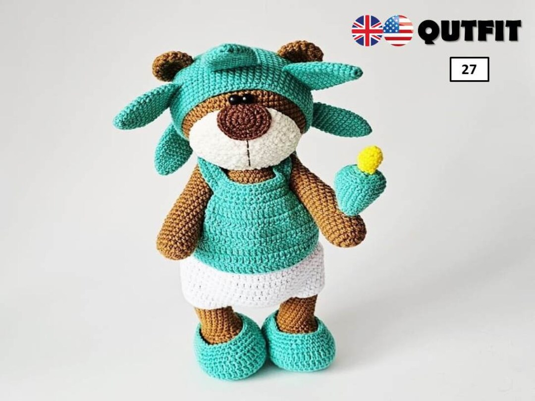Crochet Pattern Statue of Liberty Clothes for 27cm Toy / AMIGURUMI PDF ...