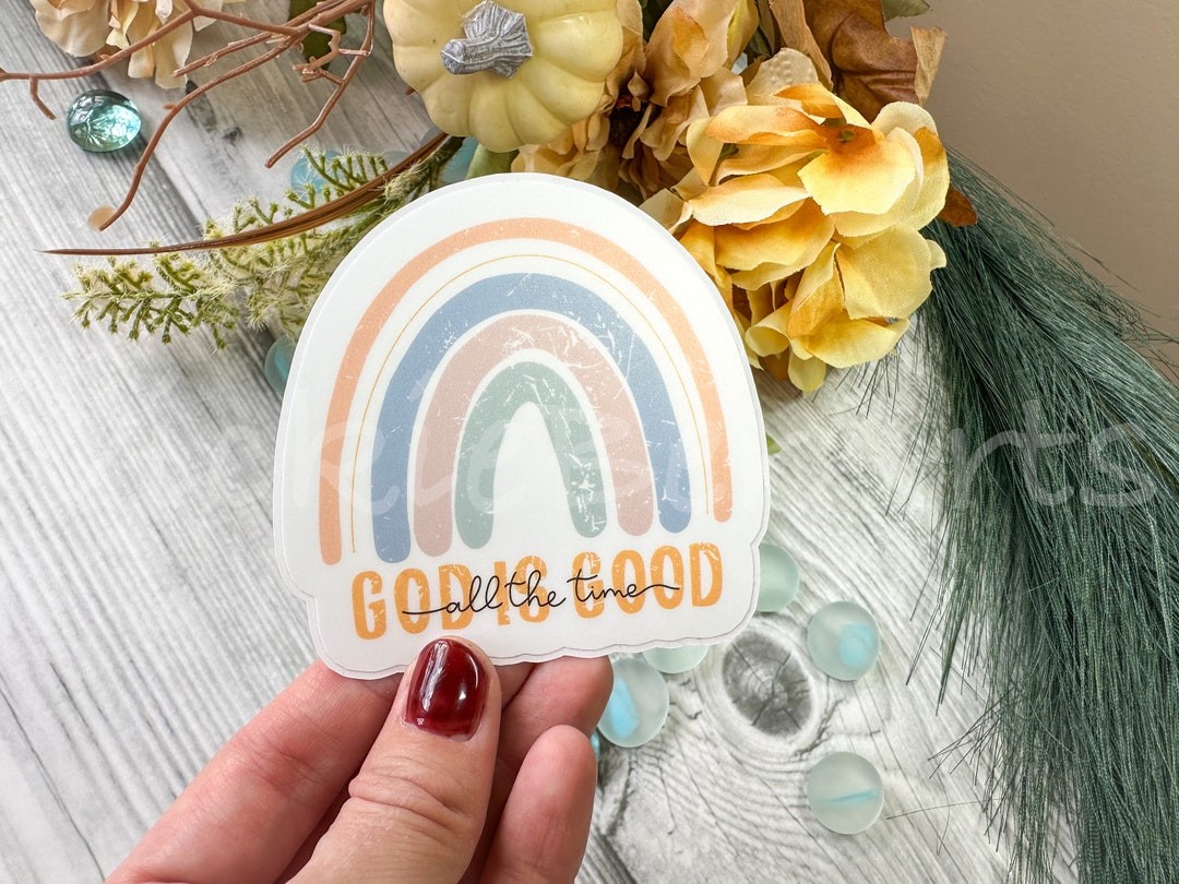 Christian God Waterproof Sticker, Bible Verse Sticker, Scripture Water ...