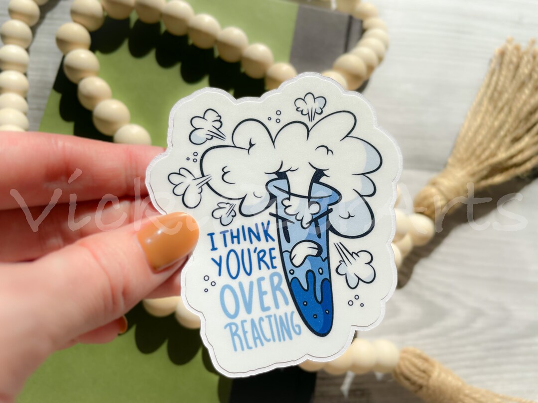 Funny Chemistry Lab Waterproof Sticker, Lab Jokes Sticker, Scientist ...